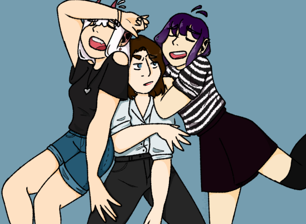 Reena, El, and Cyra - ibisPaint