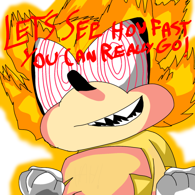 Fleetway Super Sonic - ibisPaint