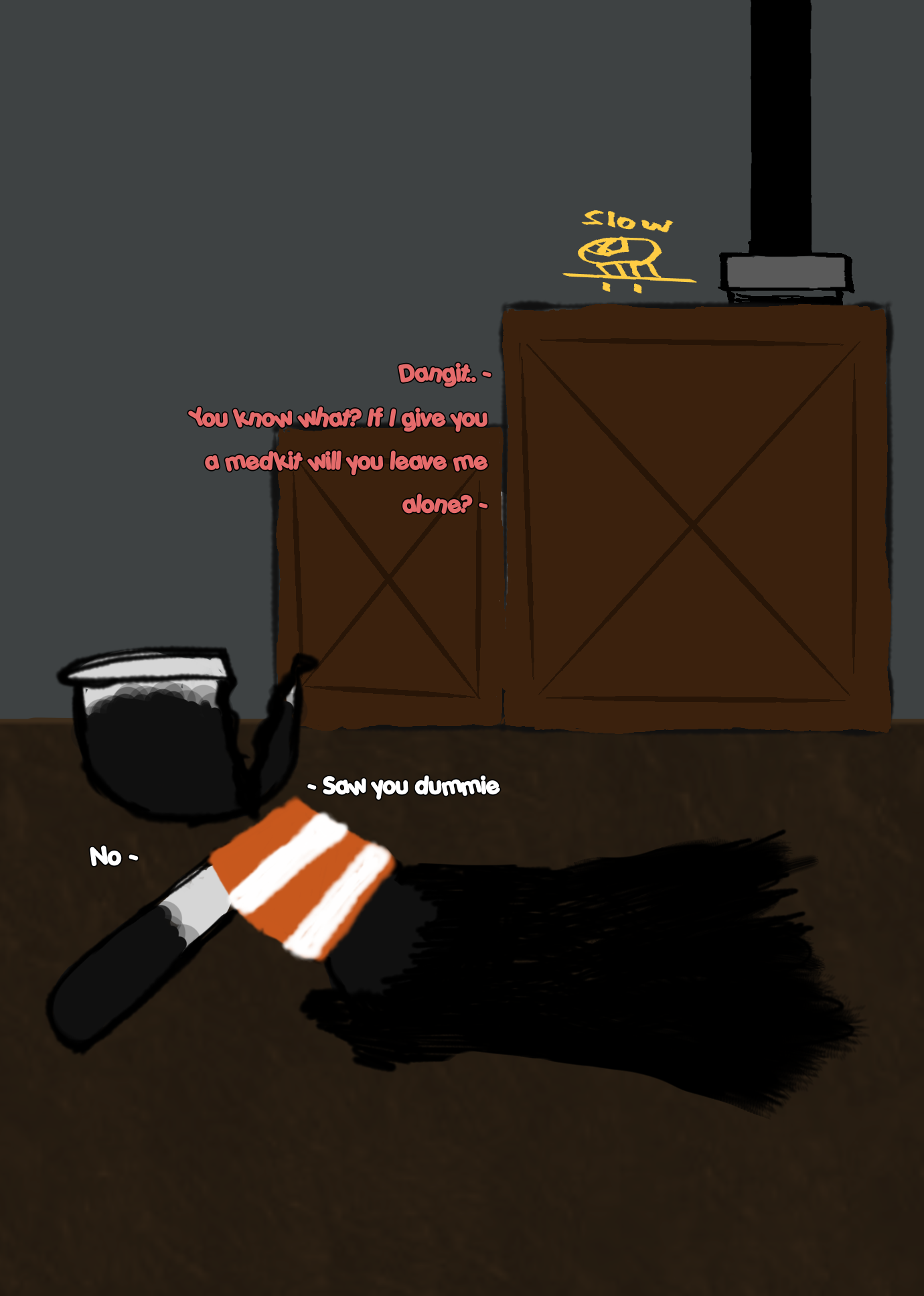 Finn and Gigi shenanigans - ibisPaint