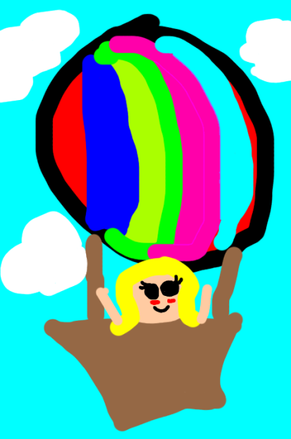 Hot air balloon - ibisPaint
