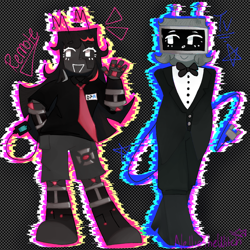 TV and Remote fanart [BFDI] - ibisPaint