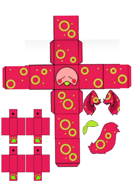 Kaiju paradise - Paper Craft (Abble) - ibisPaint