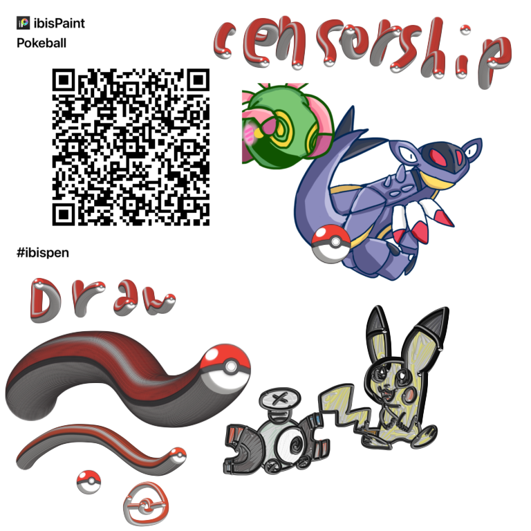 Pokéball brush - ibisPaint