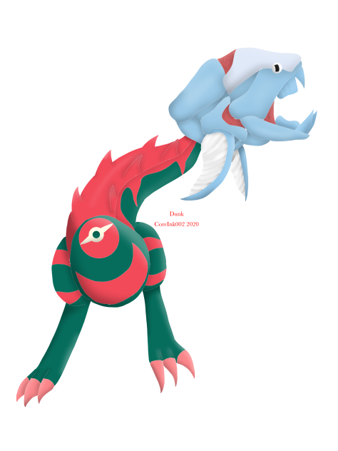 Realistic Dracovish - ibisPaint