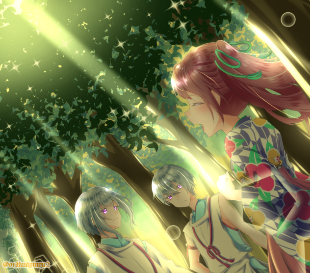 Futaba & Yura と Gaku - ibisPaint