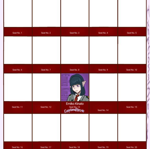 MHA oc Seating chart collab thingy - ibisPaint