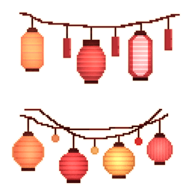 FESTIVAL LANTERNS 2 - ibisPaint