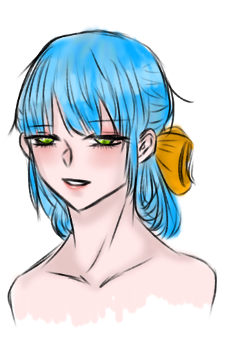 me trying without reference - ibisPaint