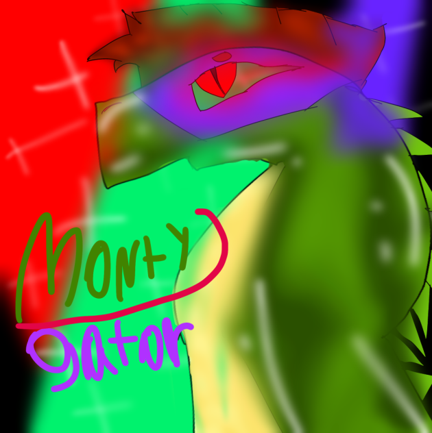 Monty Gator Fnaf - ibisPaint
