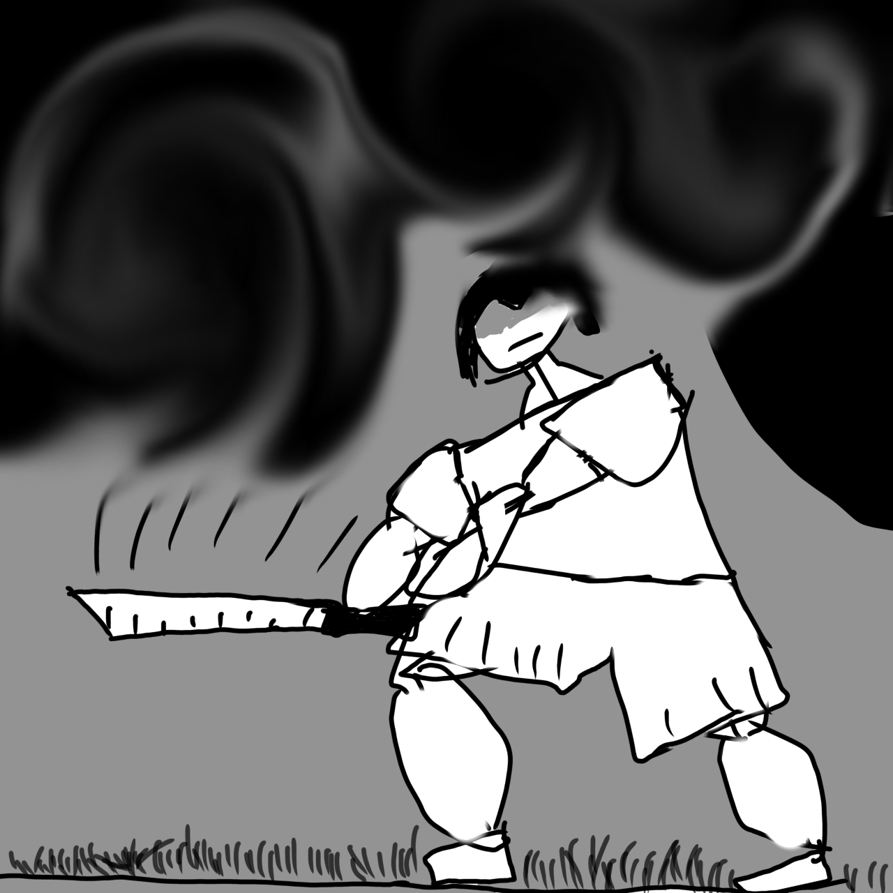 Slicing wind - ibisPaint