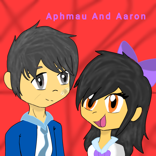 Aphmau and Aaron - ibisPaint
