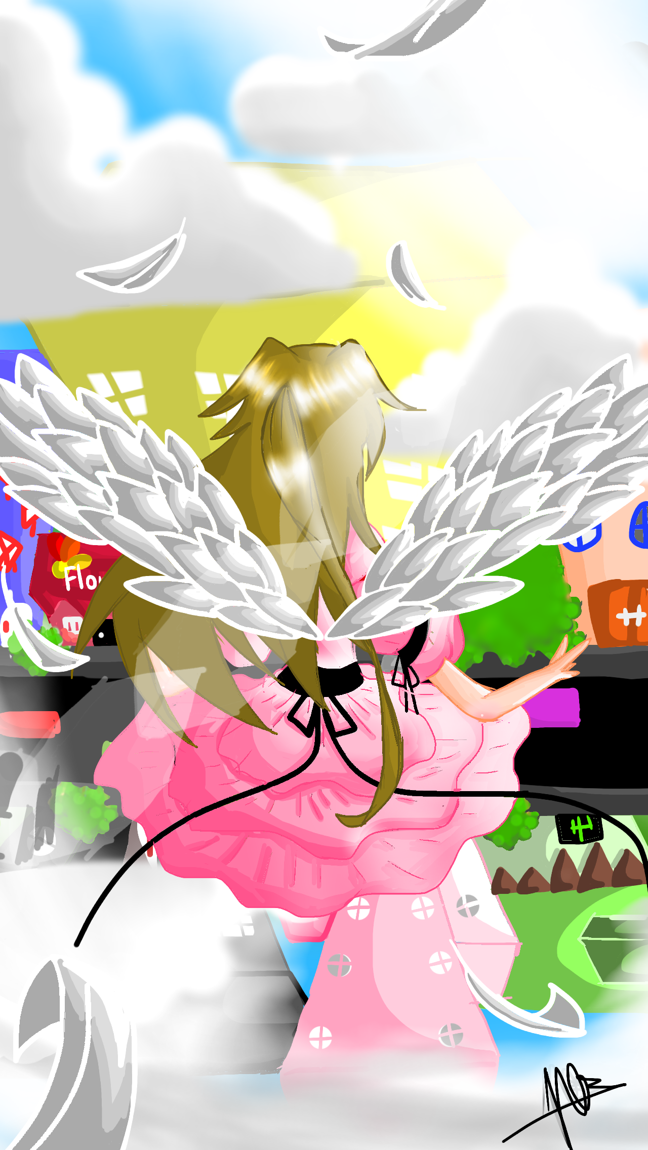 Falling Angle - ibisPaint