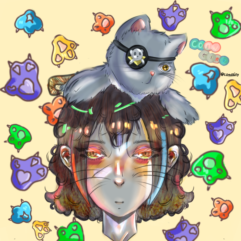 um bglh de sorteio q eu fiz, deu certo - ibisPaint