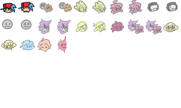 fnf icons - part 1 - ibisPaint