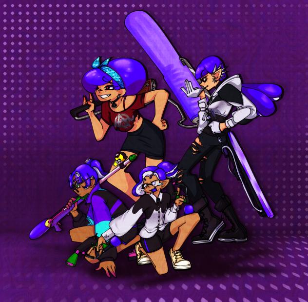my splatoon team - ibisPaint