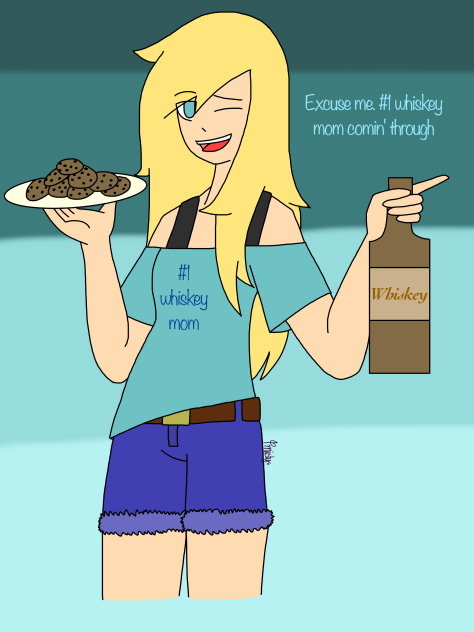 Whiskey mom - ibisPaint
