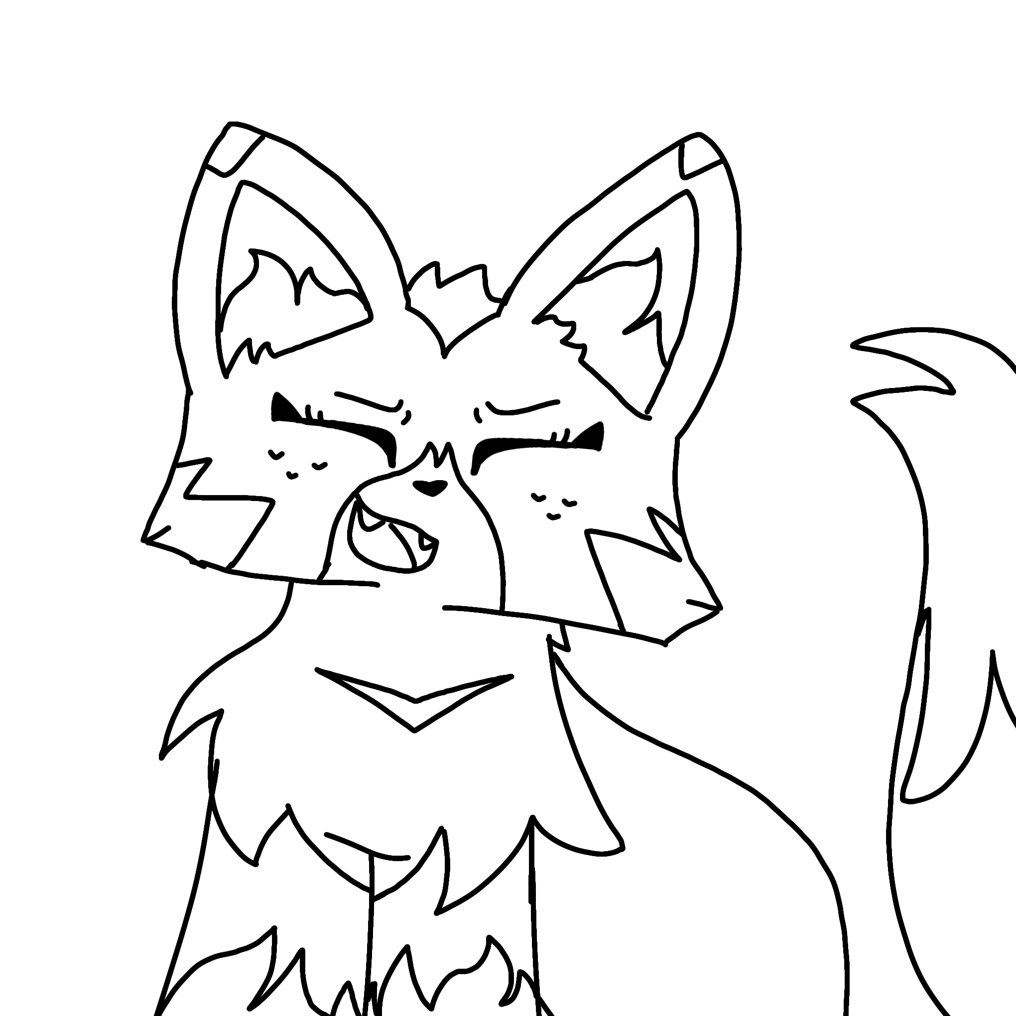 Foxy outline - ibisPaint