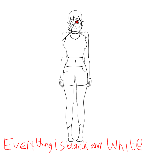 Everything is black and white (Remake) - ibisPaint