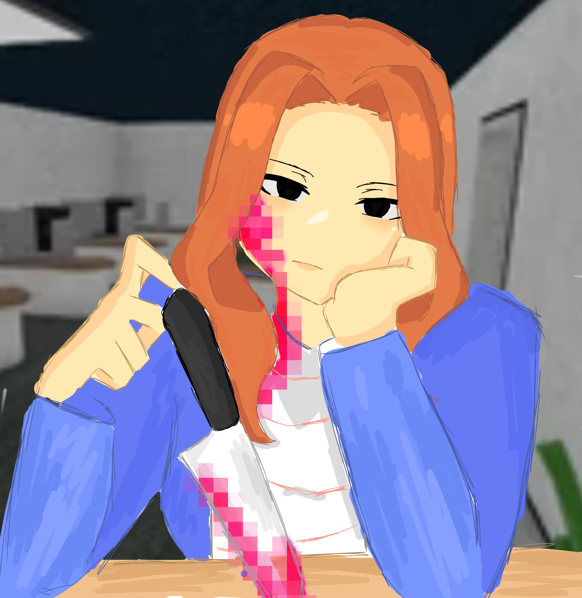 mm2 Roblox bacon murd - ibisPaint