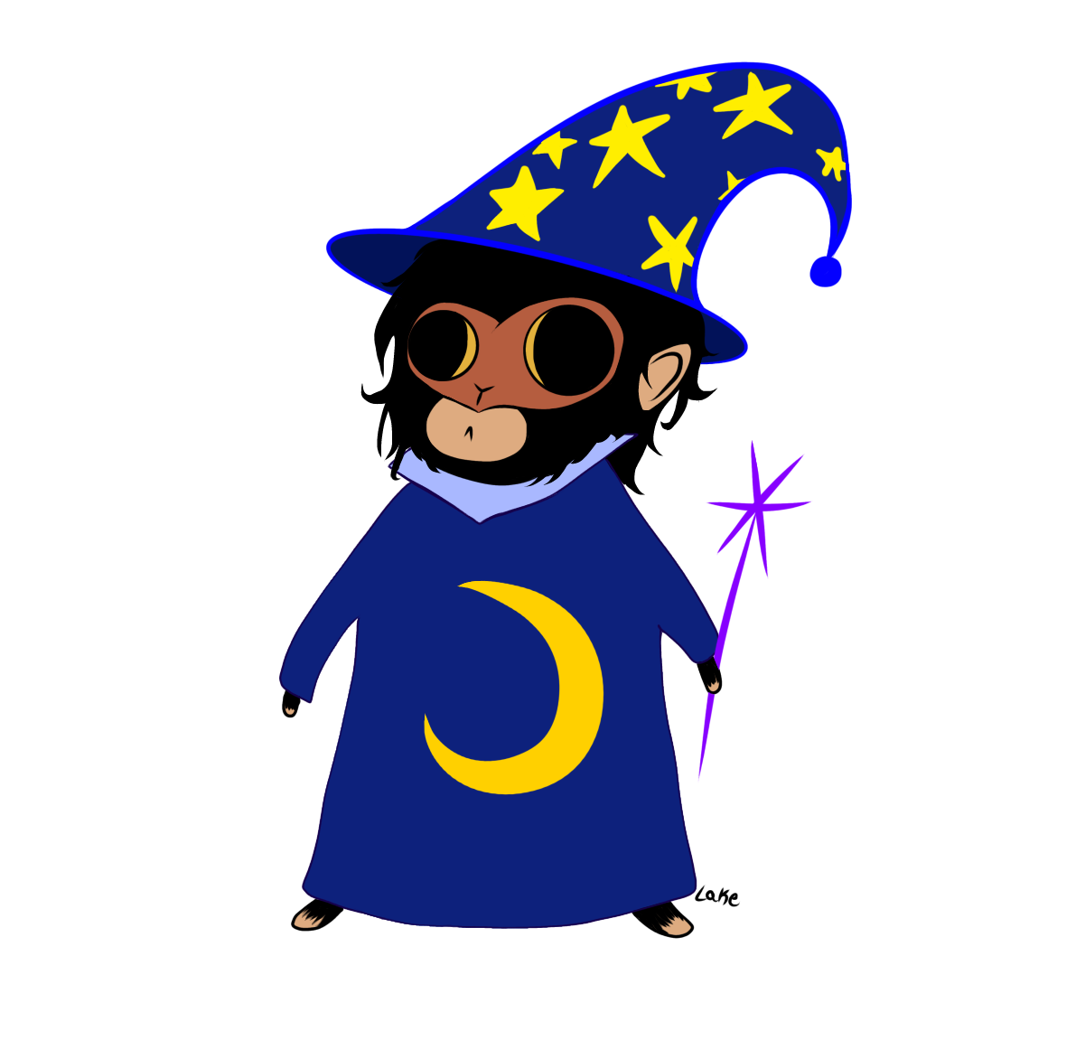 Wizard Monkey - ibisPaint
