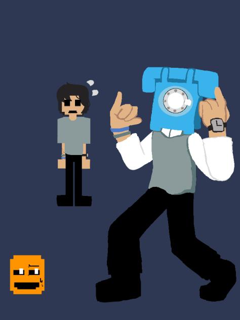 Untitled Phone Guy. - ibisPaint