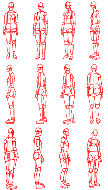 Drawing References (Female) - ibisPaint