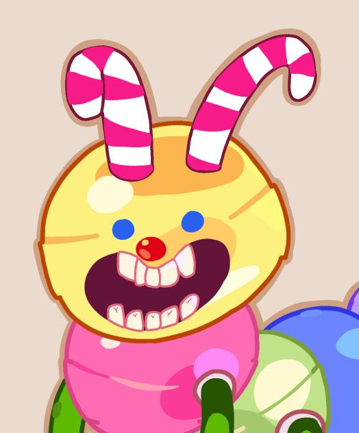 sweet candy caterpillar🤑🙏 - ibisPaint
