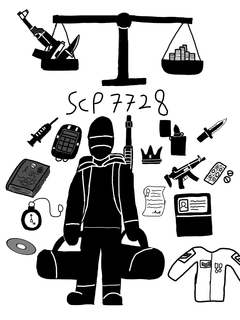 scp 7728 the traveling merchant - ibisPaint