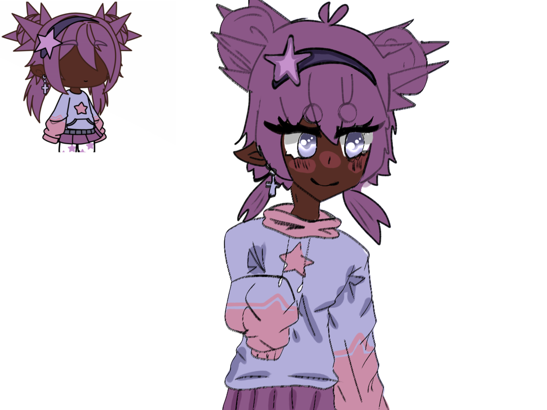 starry girl - ibisPaint