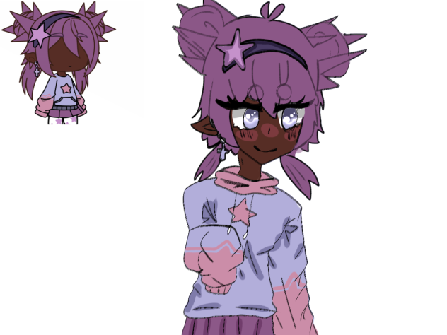 starry girl - ibisPaint