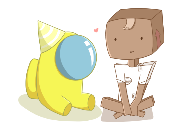 Jeffery and Box Man - ibisPaint