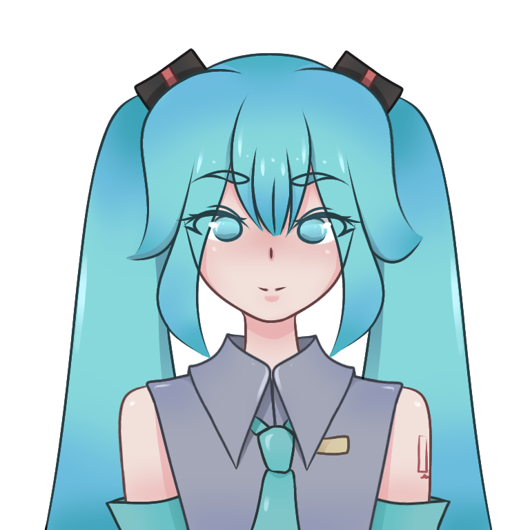 miku dibujo simple - ibisPaint