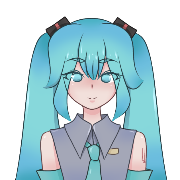 miku dibujo simple - ibisPaint