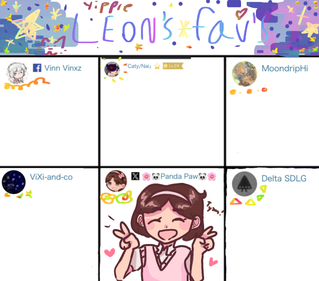 Leon’s Favourite artists! (TYSM!!) - ibisPaint