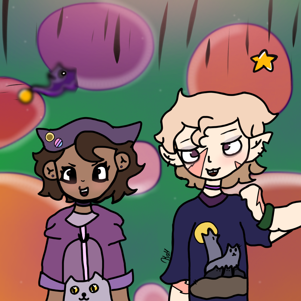 Luz & Hunter- Sibling Dynamic 😀 - ibisPaint