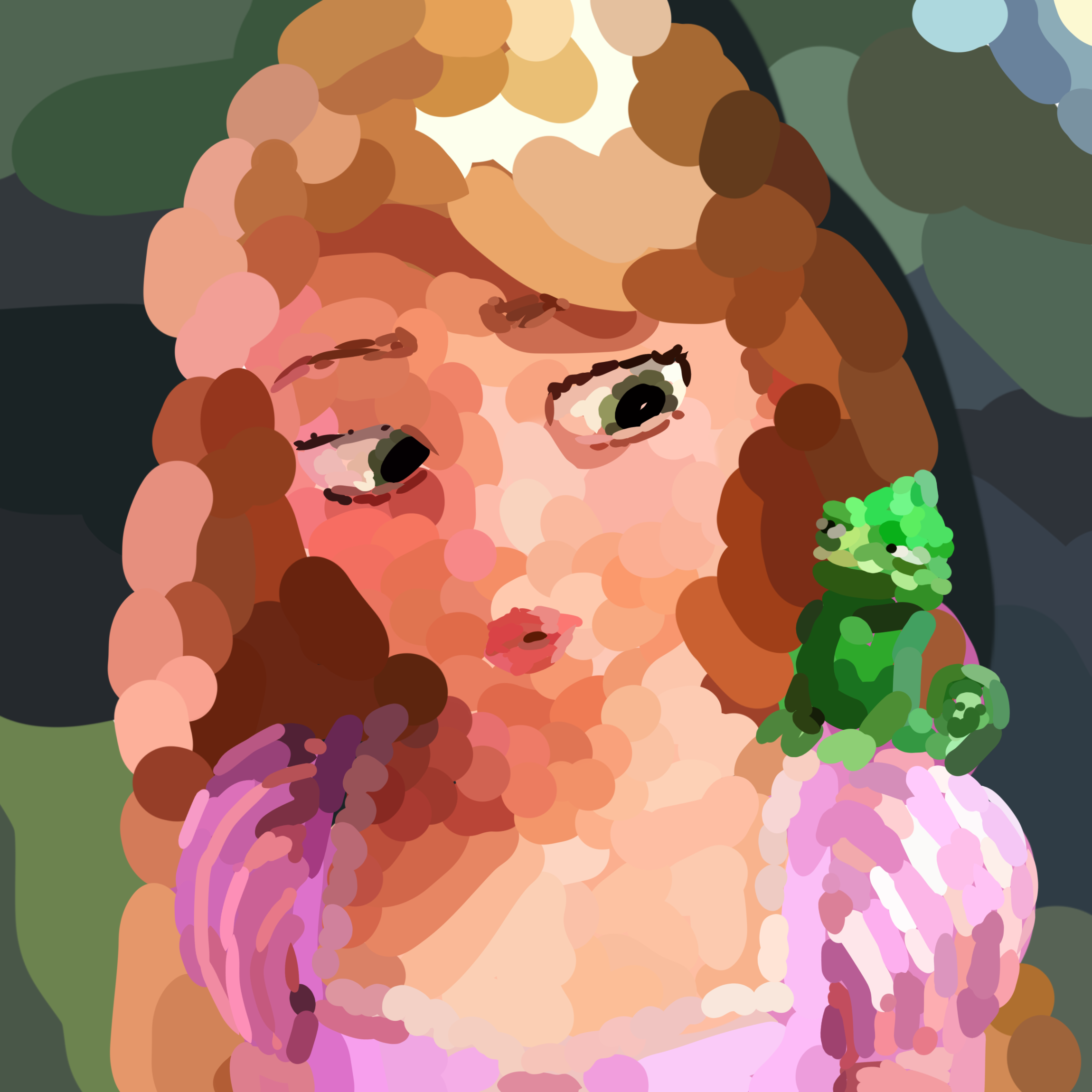 abstract Rapunzel - ibisPaint