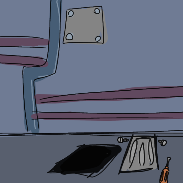 among us crewmate falling - ibisPaint