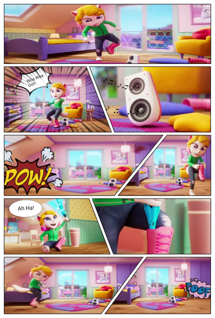 Comic Angela 2 - Shoe Drama (Part 2) - ibisPaint