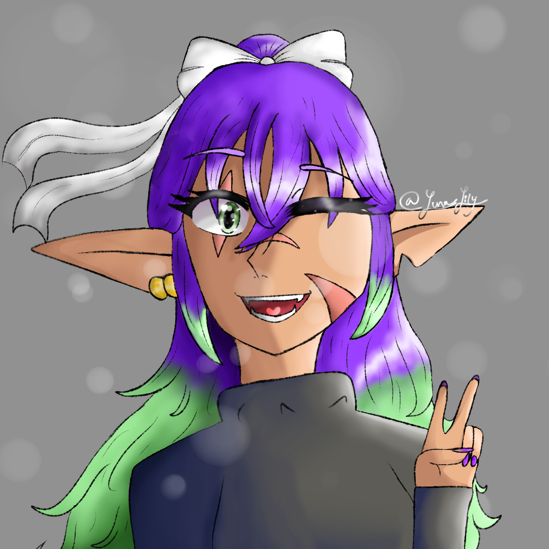 Valender in a bow! - ibisPaint