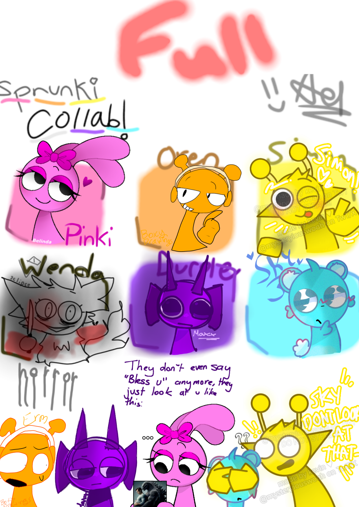 Another Sprunki Collab I did - ibisPaint