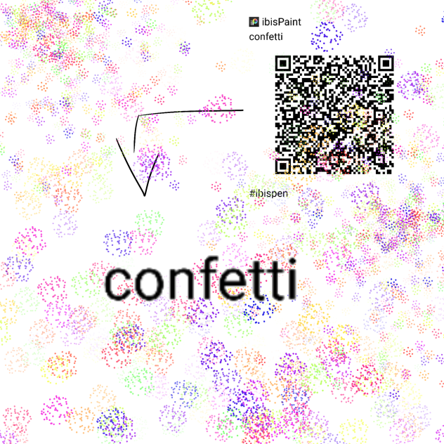 confetti brush 🎊 - ibisPaint