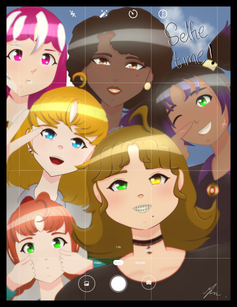 Selfie Time! - ibisPaint