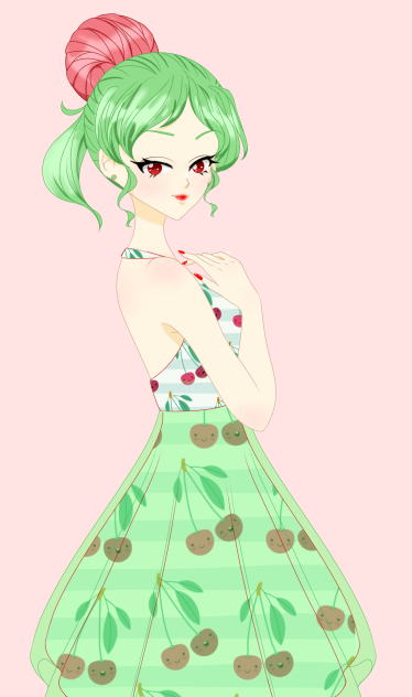 cherry twin 2 - ibisPaint