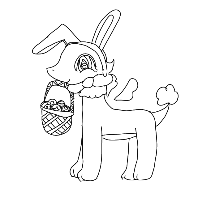 Easter Bunny Dragon - ibisPaint