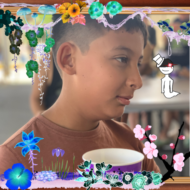 Picture frame for a friend - ibisPaint