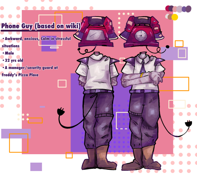 Phone guy Design (my AU) - ibisPaint