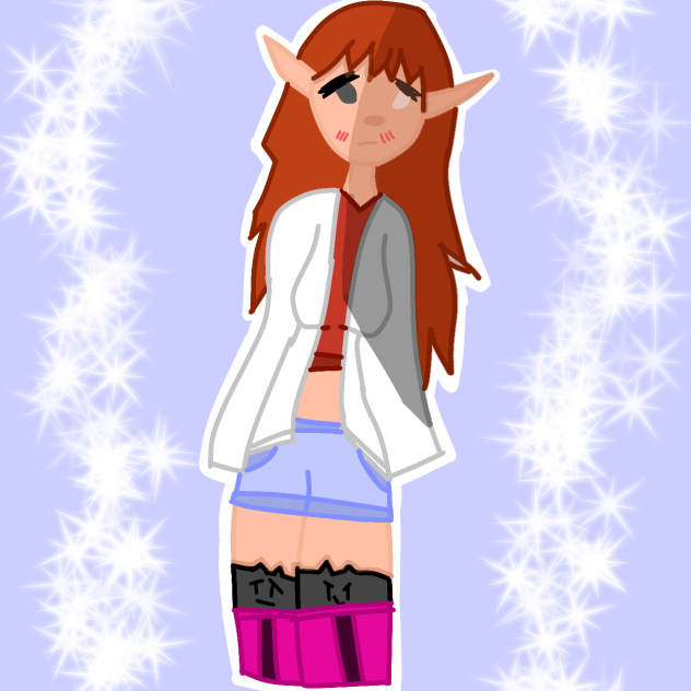 Me new hooman drawn oc - ibisPaint