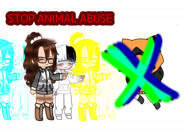 STOP ANIMAL ABUSE! - ibisPaint