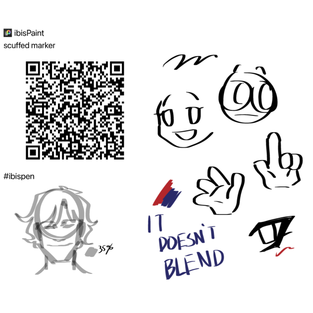 Scuffed marker - ibisPaint