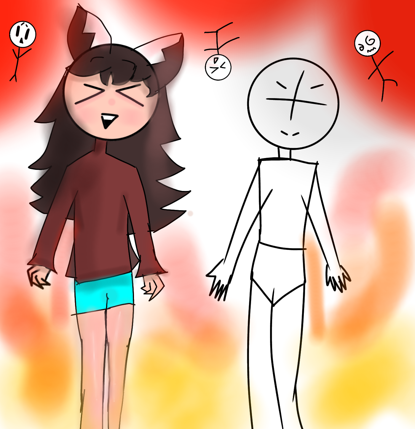 Explosive collab with me 😎 - ibisPaint